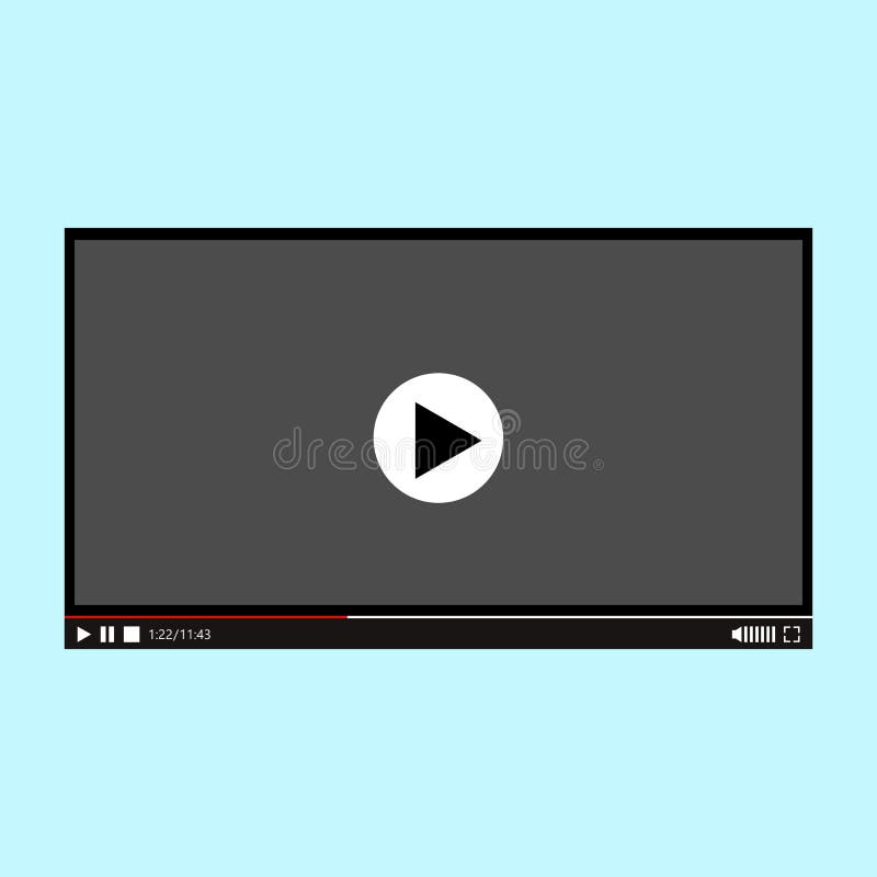 Movie Player, Video Player Vector Icon Editable. Nmovie, Online ...
