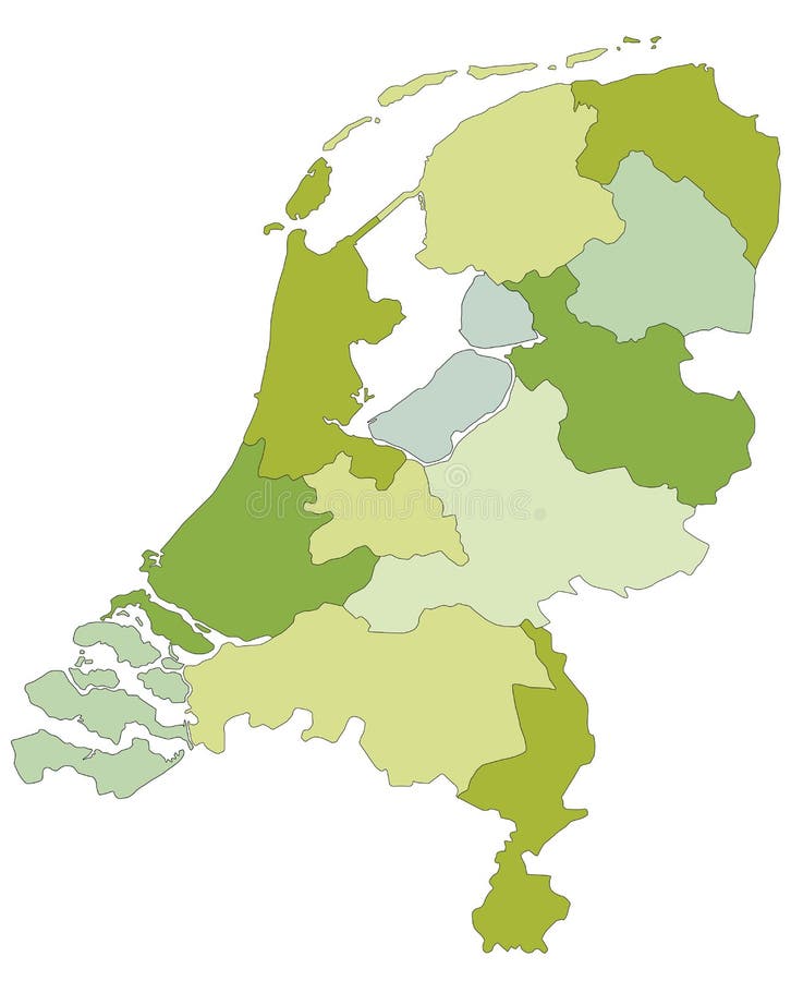 Map Netherlands Rivers Stock Illustrations – 223 Map Netherlands Rivers ...