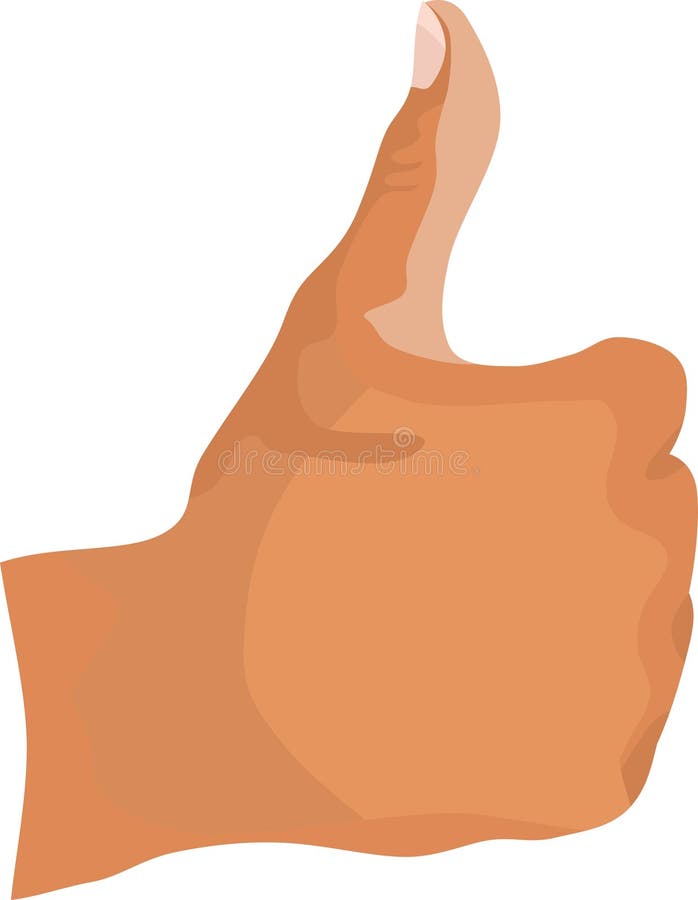 Thumb Part of Body Hand Vector Illustration Stock Vector - Illustration ...