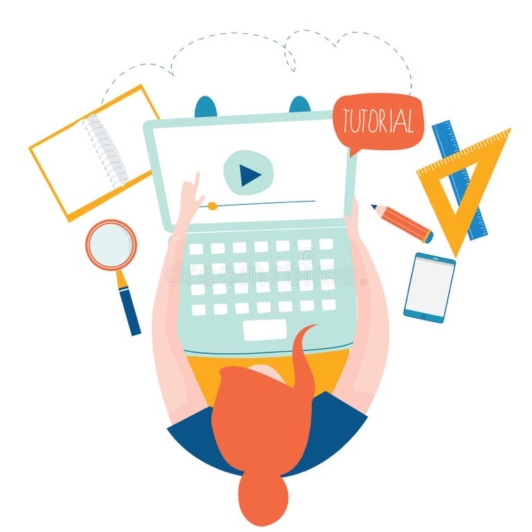 Education, Online Training Courses, Distance Education Flat Vector ...