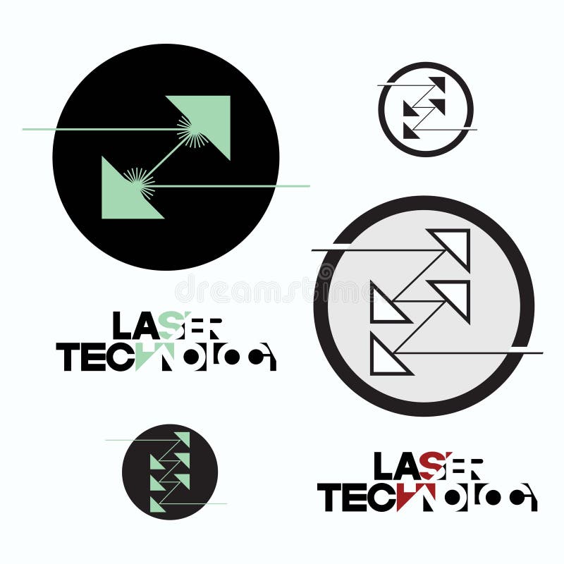 Optics and Laser Technology Stock Vector - Illustration of engraving ...