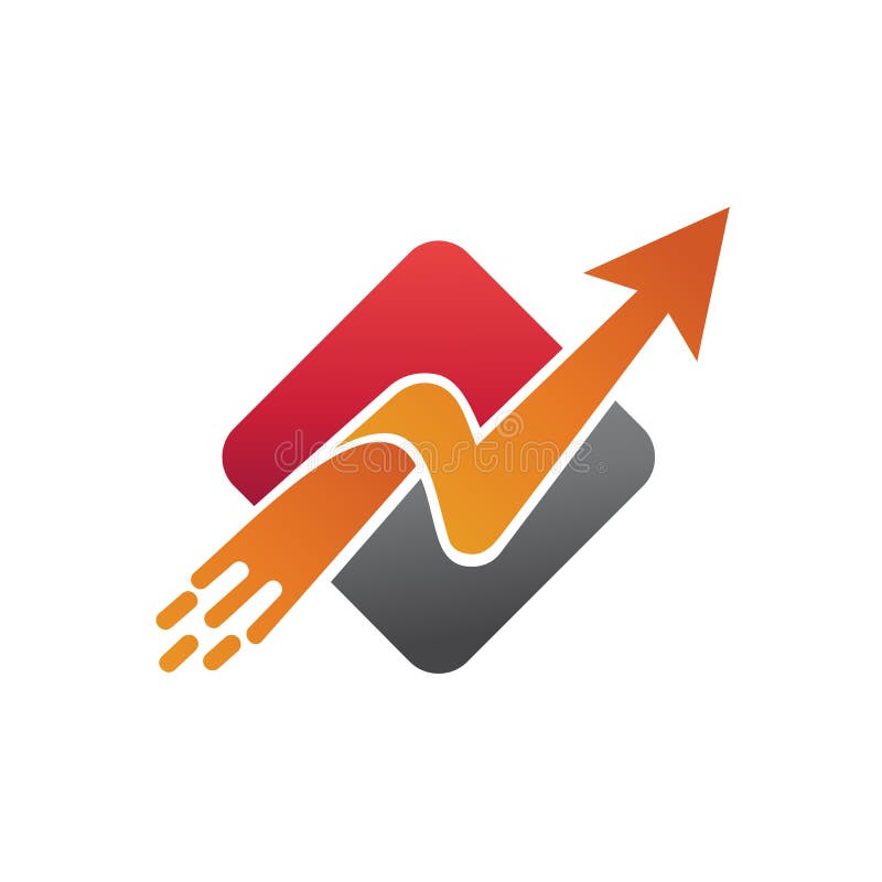 Arrow Splash Logo Template Vector Stock Vector - Illustration of ...