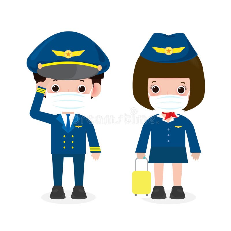 Female Pilot Clipart