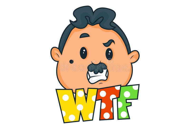 Vector Cartoon Illustration of a Fat Man Stock Vector - Illustration of ...