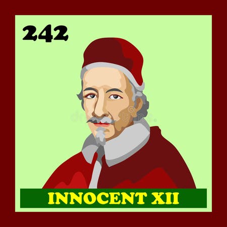 242nd Rome Pope Innocent XII Editorial Stock Image - Illustration of ...