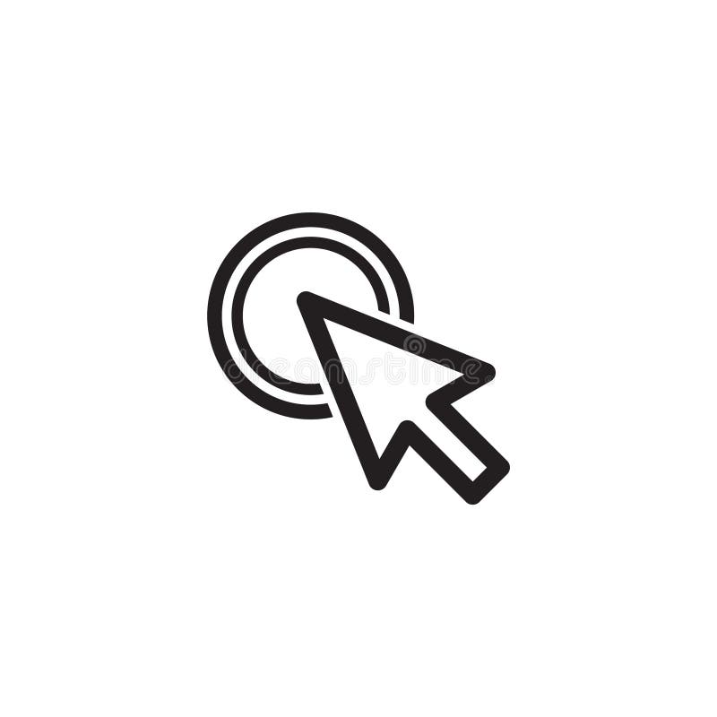 Mouse Cursor Icon Vector Pointers Pad Icon Design Stock Vector ...