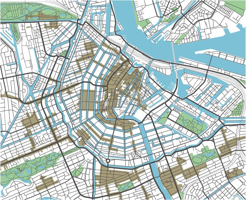 Amsterdam Map Stock Illustrations – 3,769 Amsterdam Map Stock ...