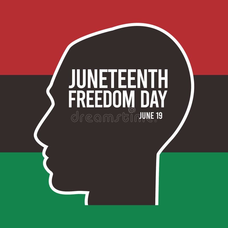 Juneteent Freedom Day June 19, Emancipation Day in 19 June Stock Vector ...