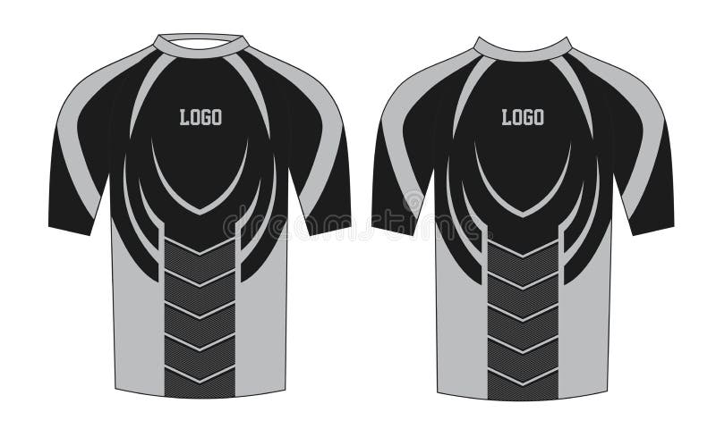 Men Compression Shirts Custom Design Templates Stock Vector ...