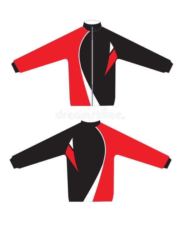 Full Sleeve Jersey Round Neck Stock Vector - Illustration of mock, nack ...