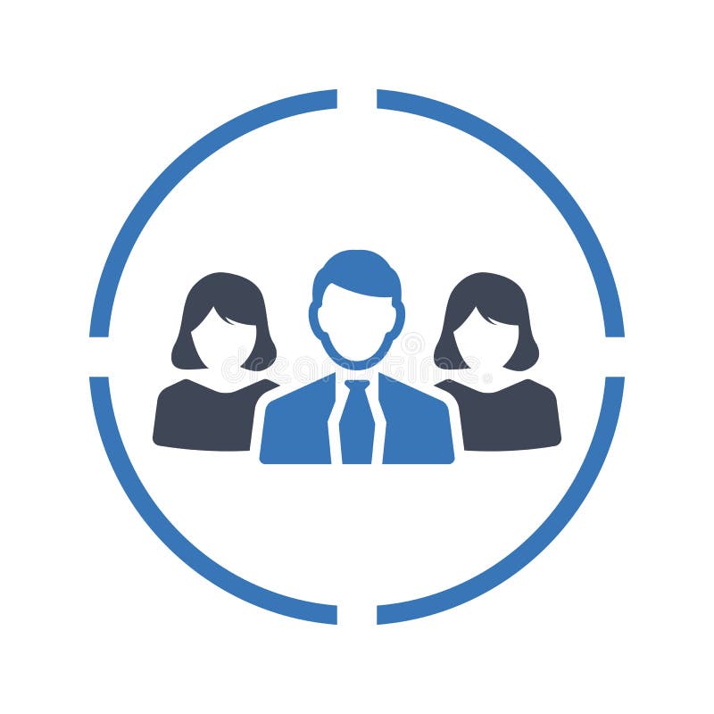 Target Customer Icon Vector Graphics Stock Vector - Illustration of ...