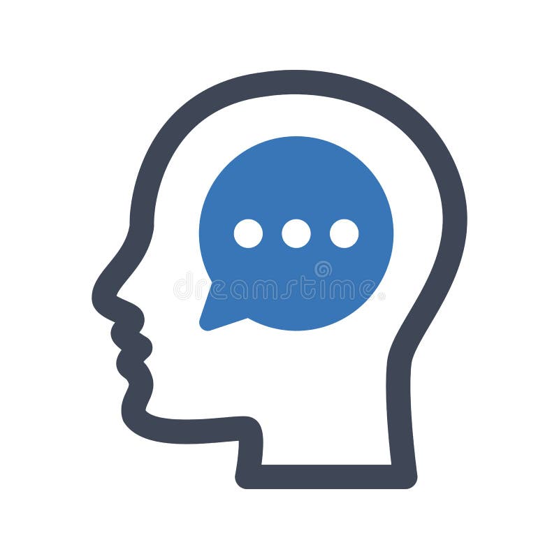Think Plan Icon Vector Graphics Stock Vector - Illustration of thinking ...
