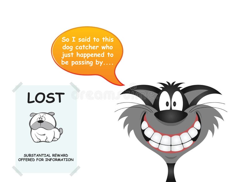 Cartoon Lost Cat Stock Illustrations – 375 Cartoon Lost Cat Stock ...
