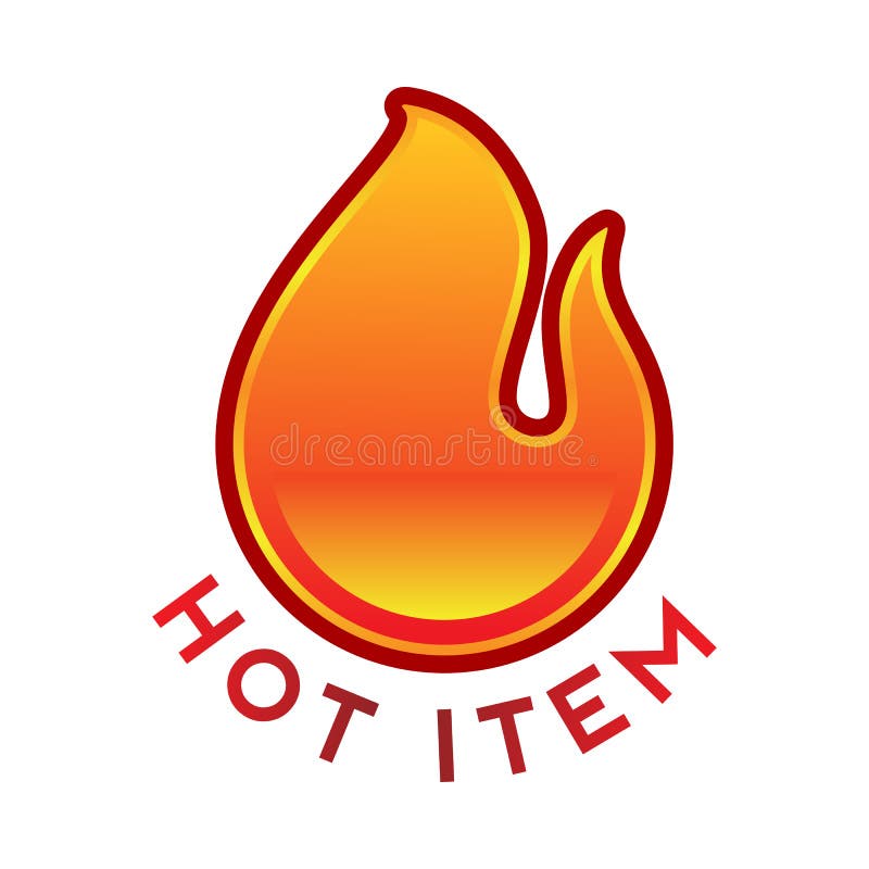 Hot Item Icon. Hot Sale. Hot Product. Eclusive Style Icon Vector ...