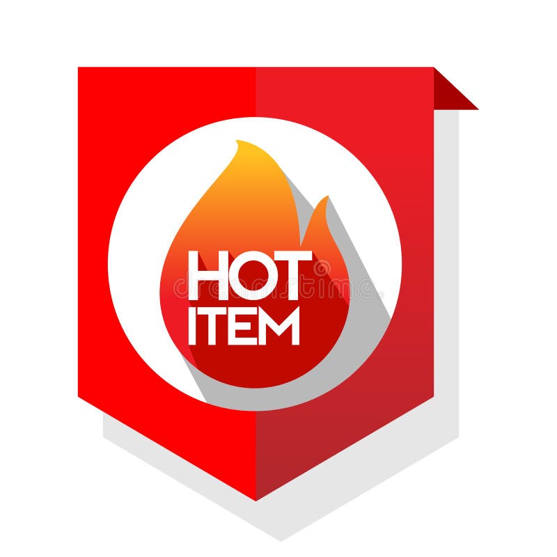 Hot Item Icon. Hot Sale. Hot Product. Vibranst Style Vector ...