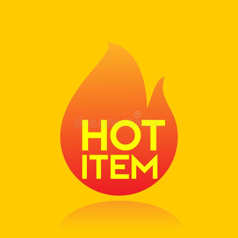 Hot Item Icon. Hot Sale. Hot Product. Vibranst Style Vector ...