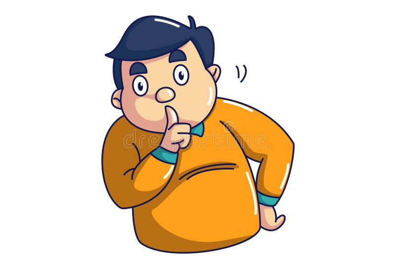 Cartoon Silence Stock Illustrations – 4,213 Cartoon Silence Stock ...