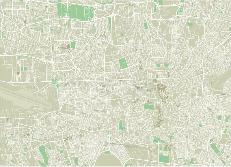 Vector city map of Tehran. stock vector. Illustration of icon - 188381718