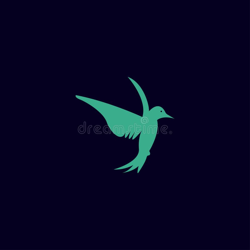Natural Bird Icon Vector Template Logo Design, Stock Vector ...