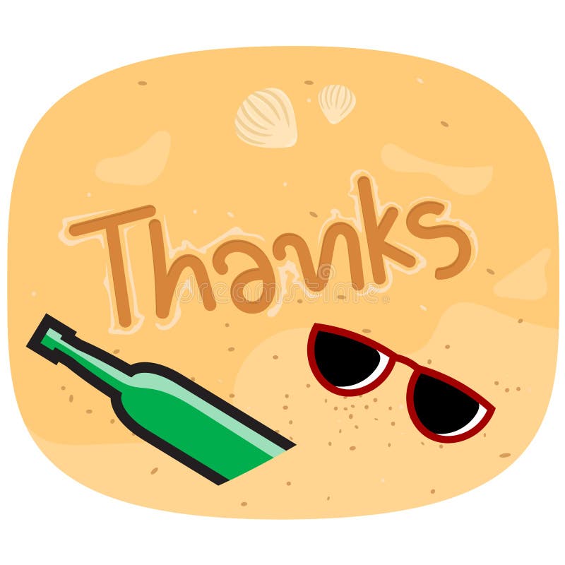Thank You Beach Stock Illustrations – 99 Thank You Beach Stock ...