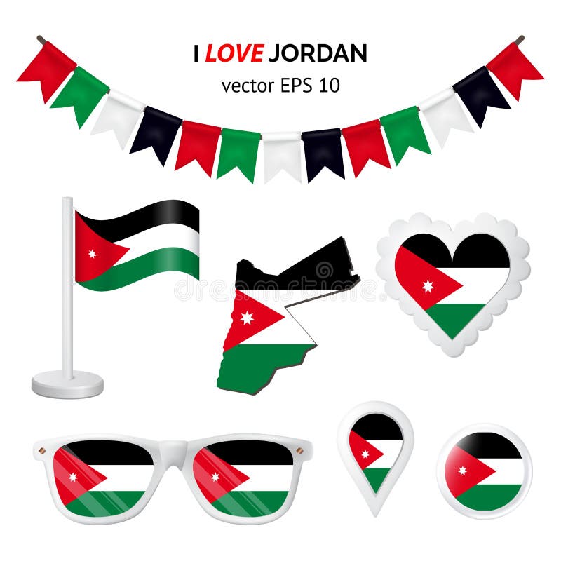 Jordan symbol set stock vector. Illustration of design - 188630947