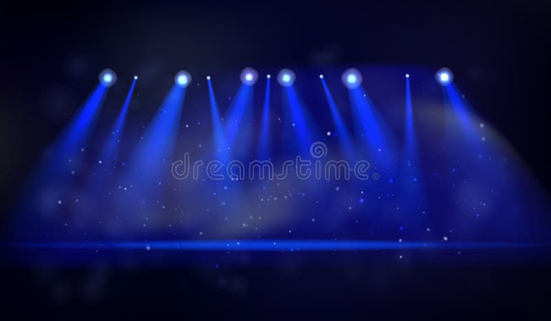 Abstract blue stage stock vector. Illustration of event - 188631680