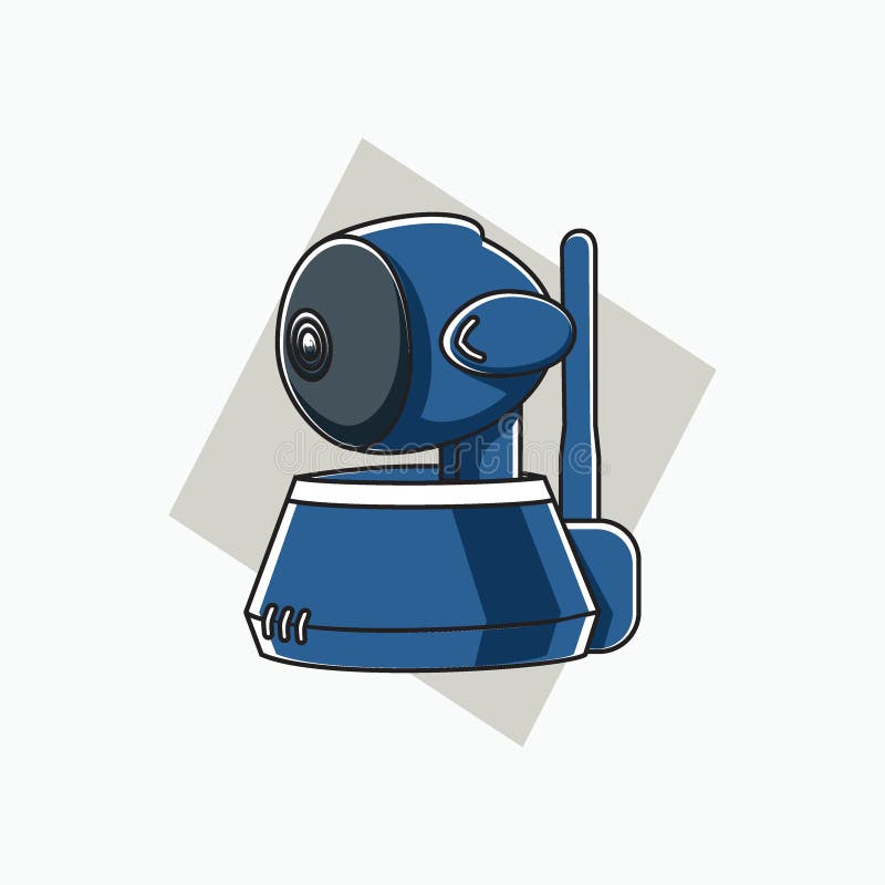 Silhouette Wireless CCTV with Solar Panel Icon - Cube Shaped CCTV ...