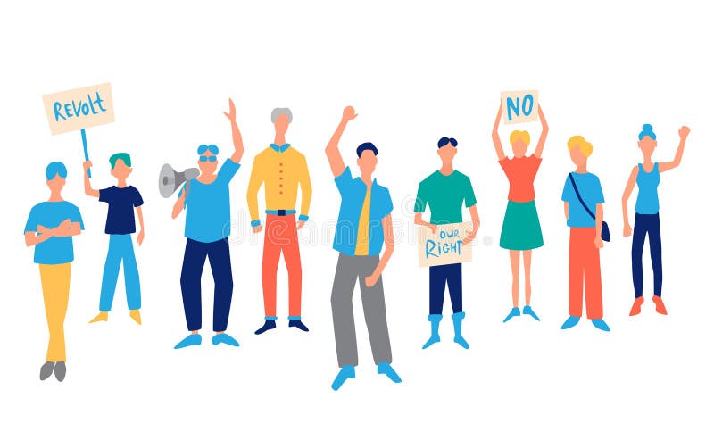 People Revolting Stock Illustrations – 19 People Revolting Stock ...