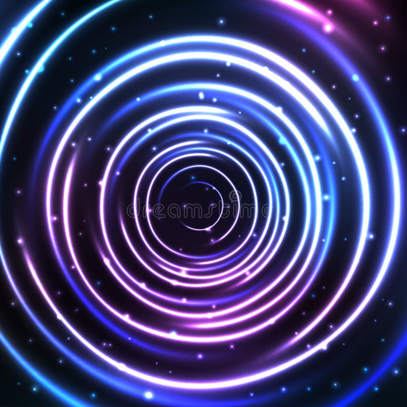 Cosmic circle frame stock vector. Illustration of curve - 145956651