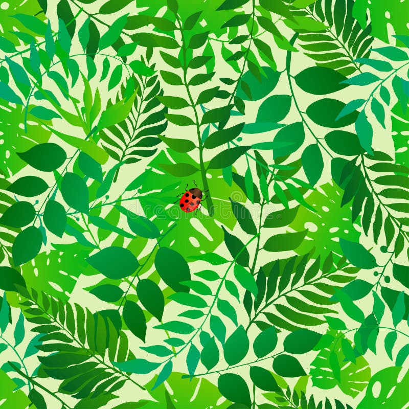 Green seamless pattern stock vector. Illustration of graphic - 188658877