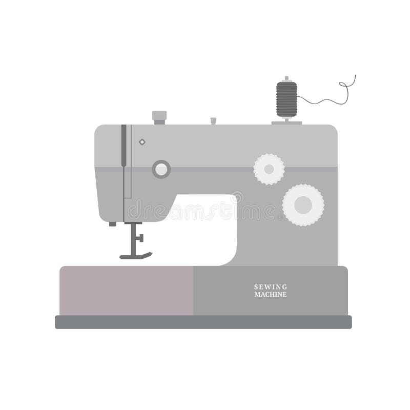 Modern sewing machine stock vector. Illustration of electric - 188678663