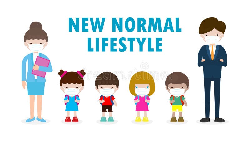 Happy Teachers Day Poster for New Normal Lifestyle Concept. Happy ...