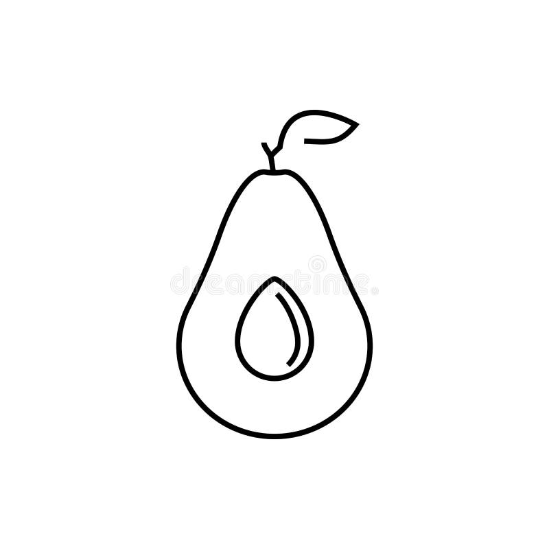 Avocado Line Stock Illustrations – 5,744 Avocado Line Stock ...