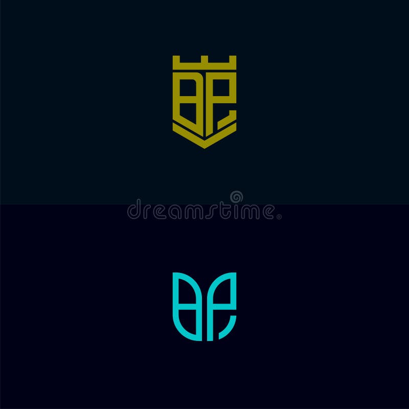 Set Logo Design Inspiration, Initial Letters of the BP Logo Icon ...