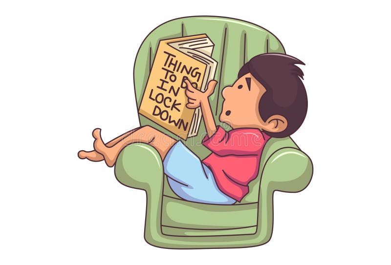 Vector Cartoon Illustration of Boy Stock Vector - Illustration of ...