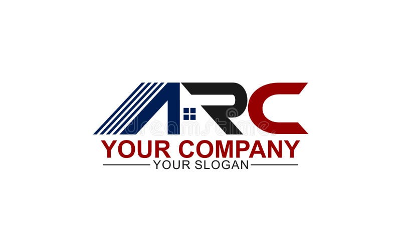 Modern Strong Initial ARC Logo Template Stock Vector - Illustration of ...