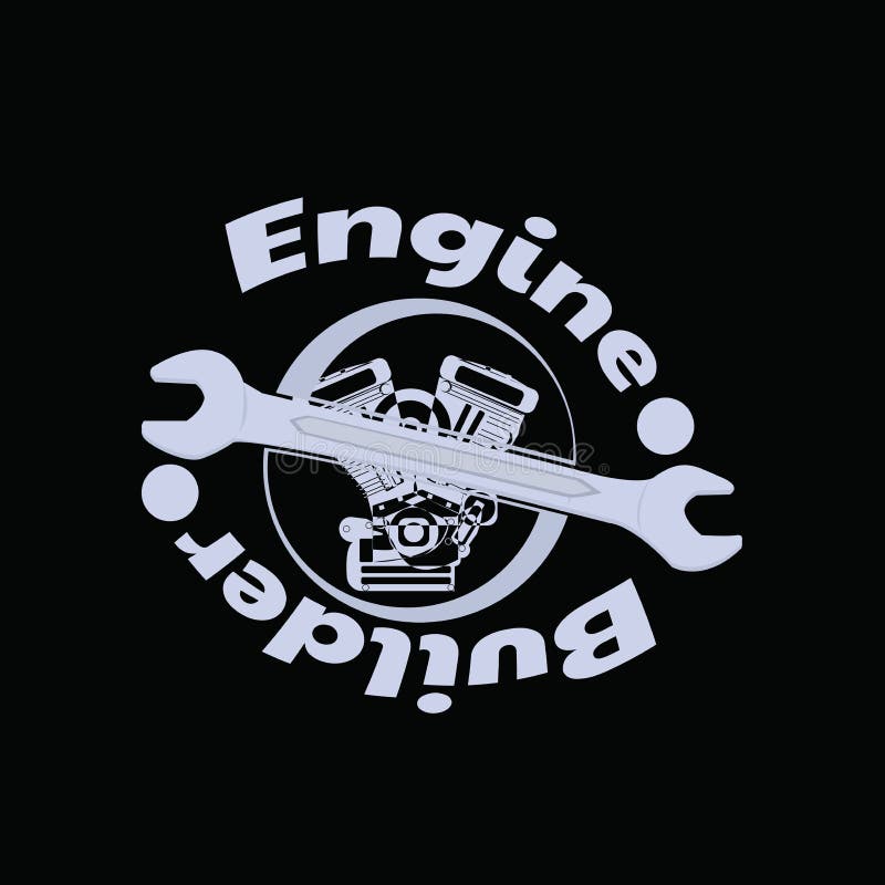Engine Builder Gear Logo Template Stock Vector - Illustration of auto ...