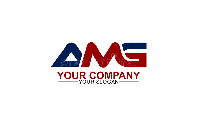 Strong Initial AMG Logo Template Stock Vector - Illustration of ...