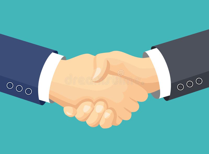 Handshake of Business Partners. Cooperation Agreement Stock Vector ...
