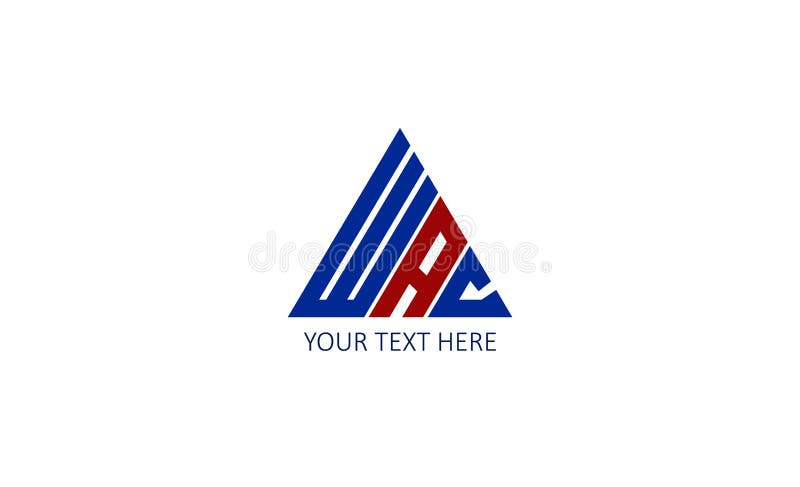 Strong and Balance Initial WAC Logo Template Stock Vector ...