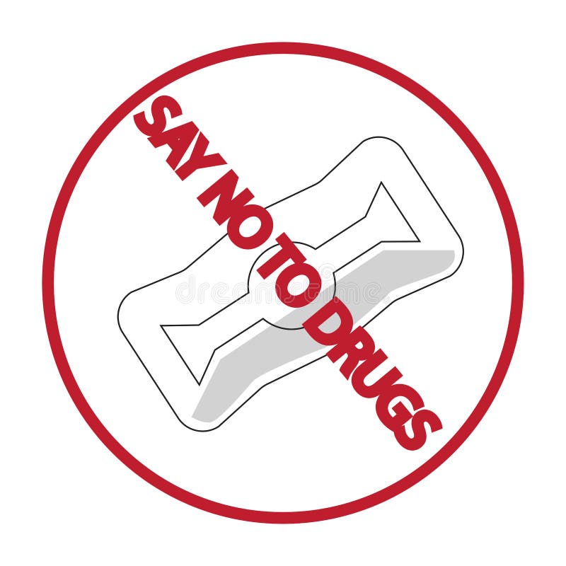 Say No Drugs Stock Illustrations – 140 Say No Drugs Stock Illustrations ...