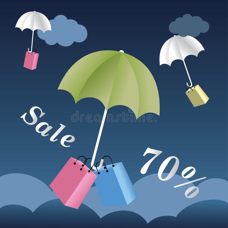 Rainy Season Promotions, Sale, Abstract Background Stock Vector ...