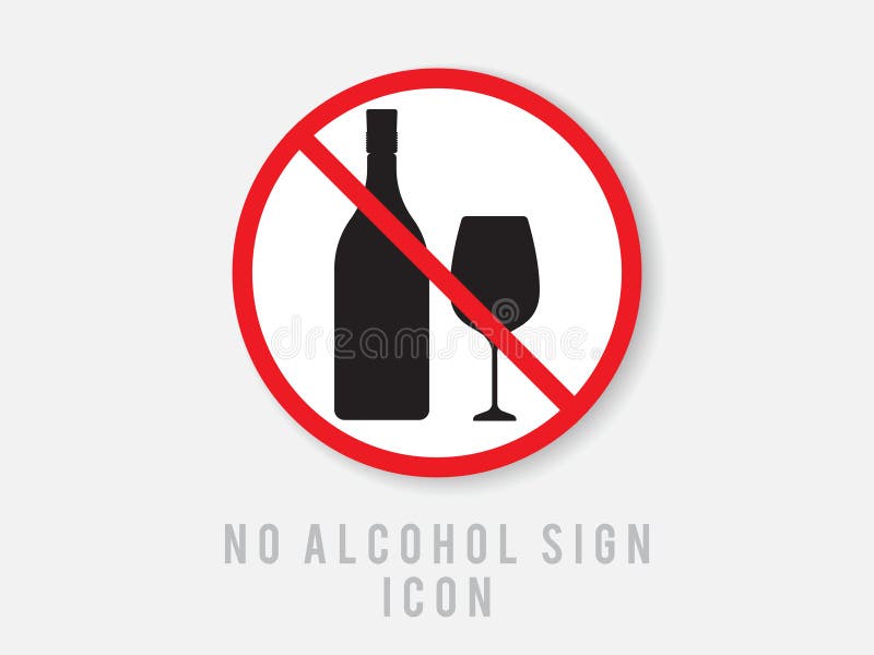 Stop Drinking Logo Stop Drinking Alcohol Go Rehab Alcoholism Stock