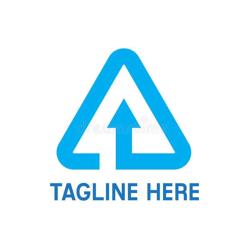 Abstract Triangle Arrow Logo. Up Arrow Icon. Business Concept Stock ...