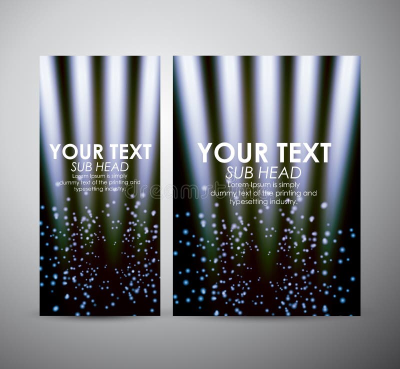 Abstract Shining Line. Graphic Resources Design Template Stock Vector ...