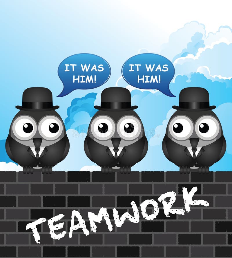 Animals Teamwork Cartoon