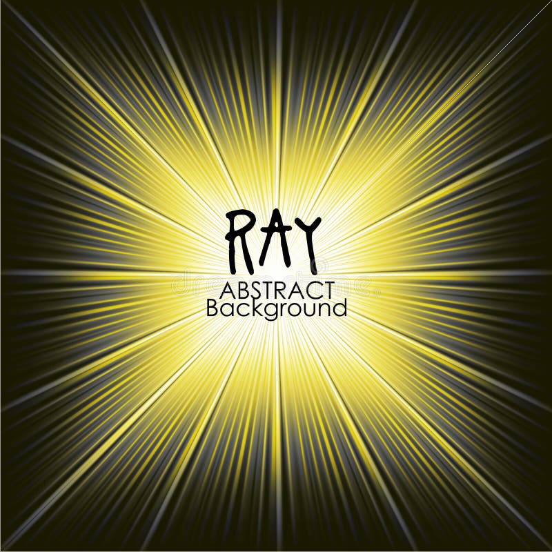 Yellow Abstract Magic Light Background. Ray Vector Background Wallpaper ...