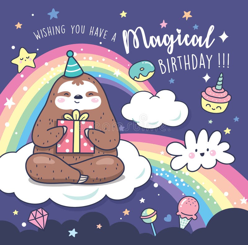 Magical Birthday Wishes Stock Illustrations – 553 Magical Birthday ...