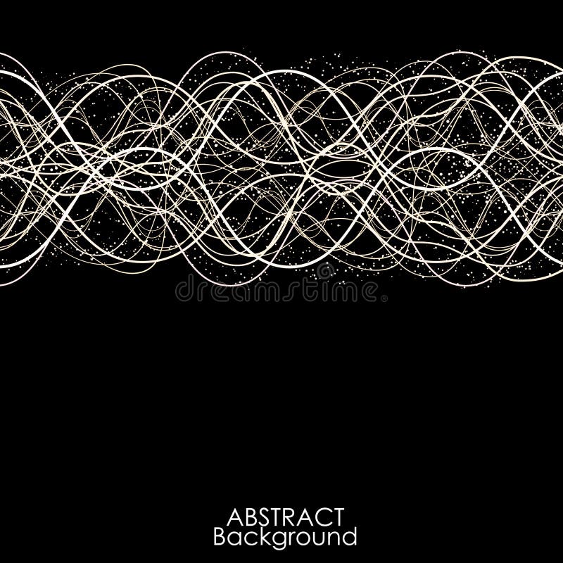 Abstract Line Motion Pattern Background. Abstract Futuristic Art ...
