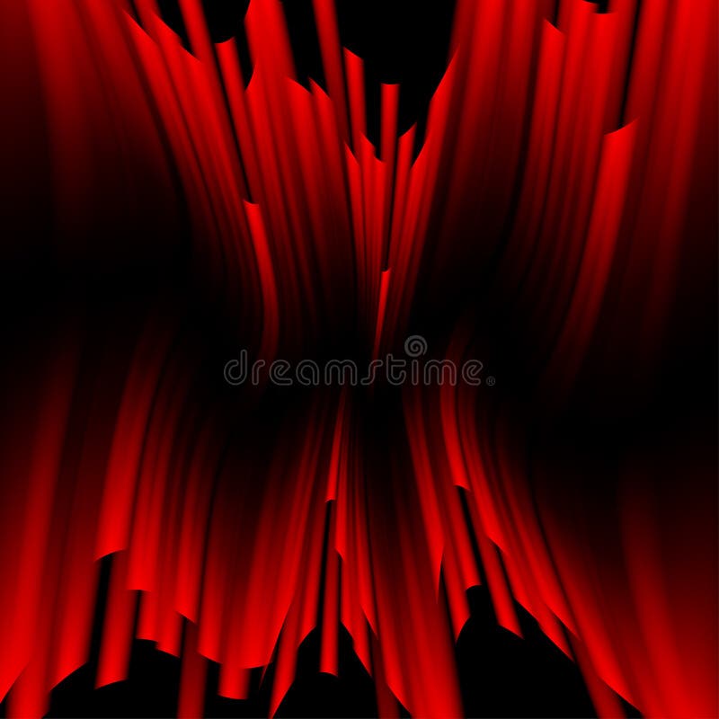 Abstract Red Colors Scene on a Black Stock Vector - Illustration of ...